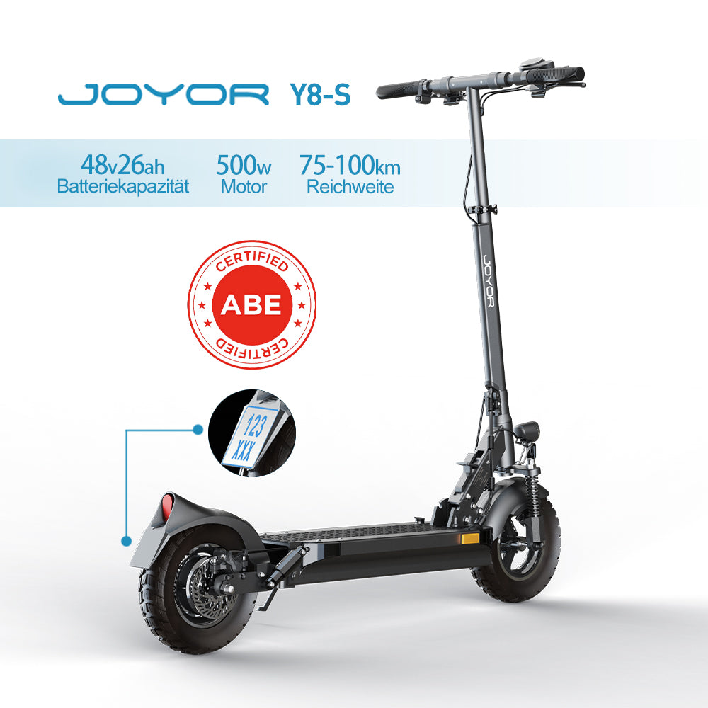 JOYOR Y8-S (ABE) 10'' Electric Scooter 500W Motor – Shengmilo EU ...